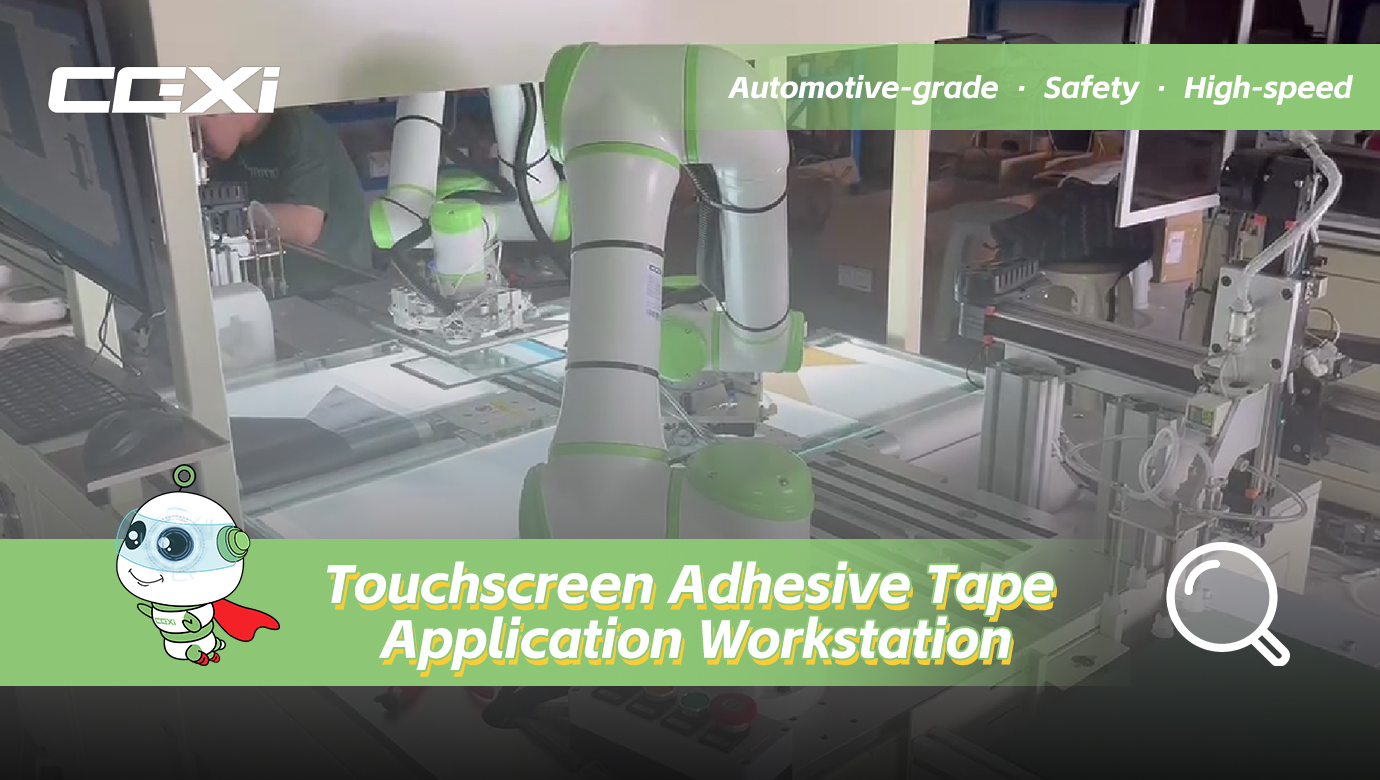 Touchscreen Adhesive Tape Application Workstation